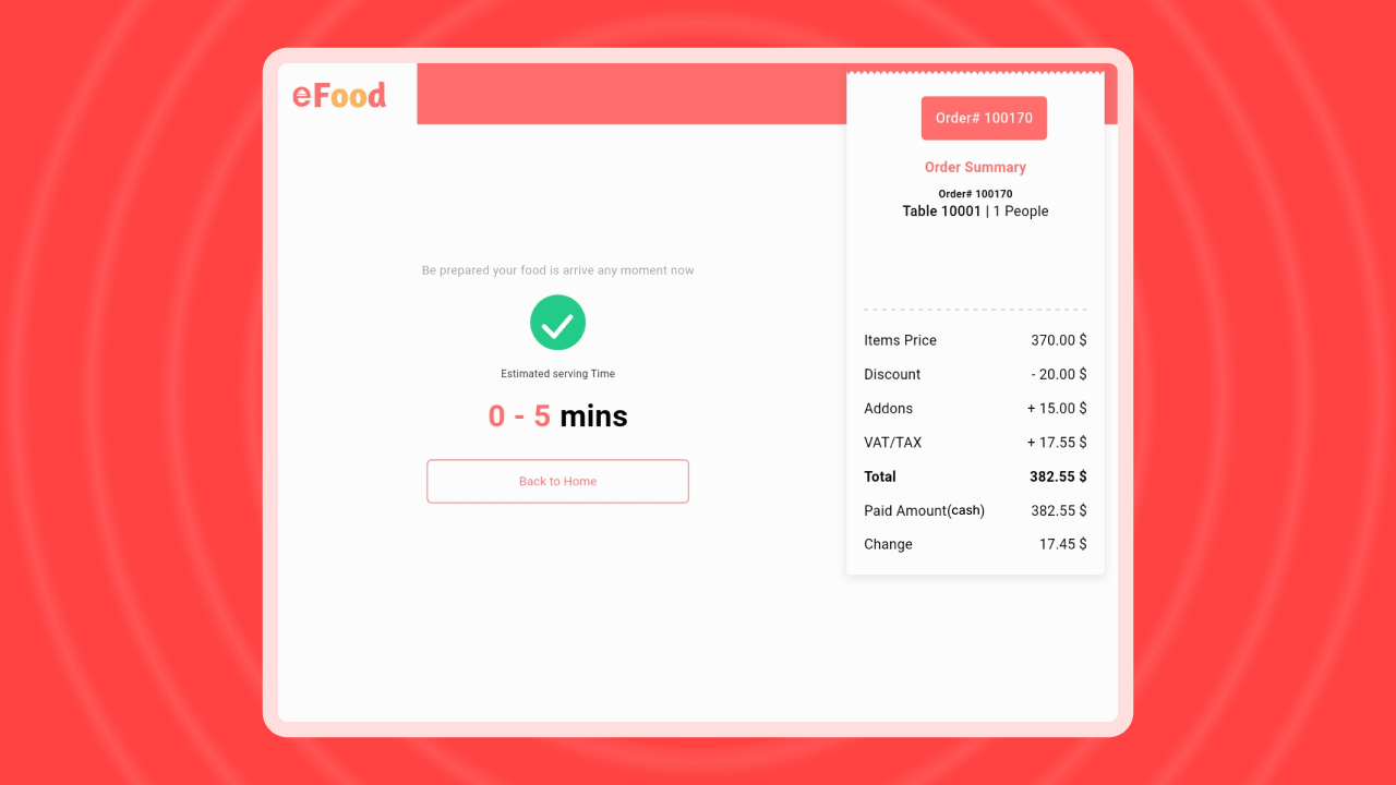 eFood - Table/Waiter App by sixamtech | CodeCanyon